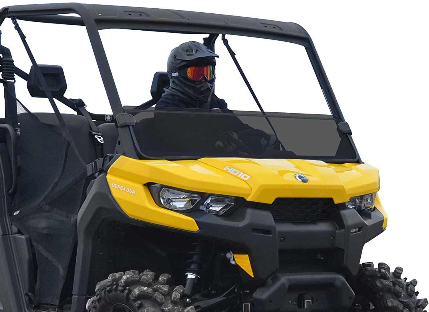 SuperATV Dark-Tinted Half Windshield for Can-Am Defender HD 5 / HD 8 ...