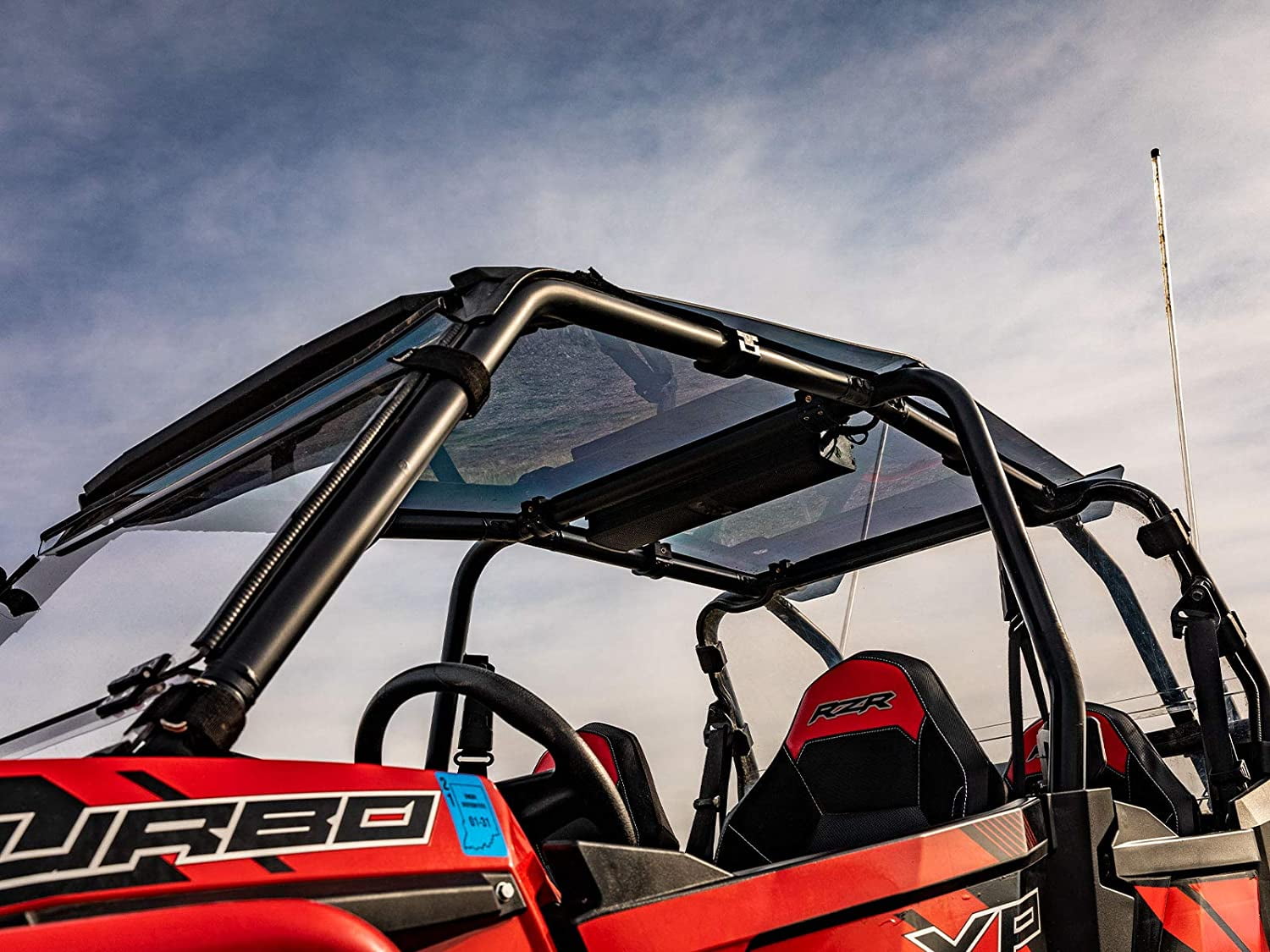 SuperATV Dark Tinted Roof for 2015|2018 Polaris RZR 4 900|2018 Polaris ...