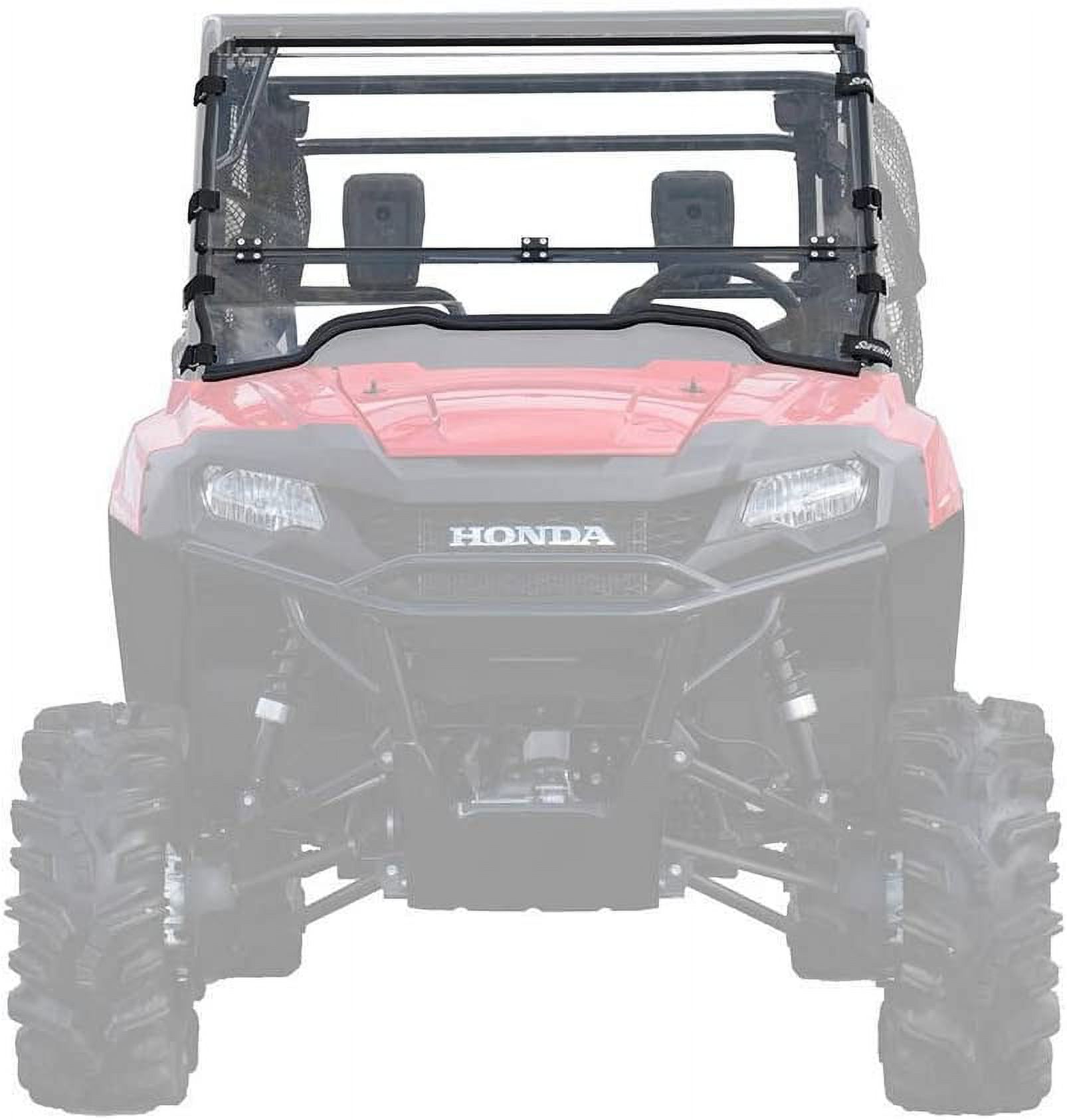 SuperATV ATV Flip Down Windshield for 2014+ Honda Pioneer 700 / 700-4 ...
