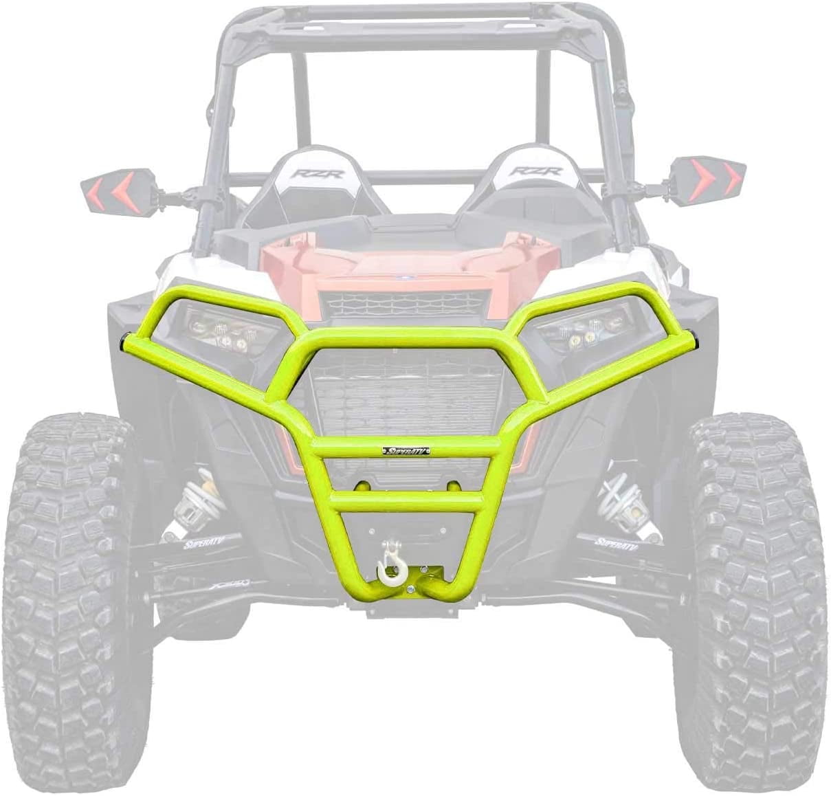 SuperATV Front Bumper for Polaris RZR XP 1000 (See Fitment)|Lime ...