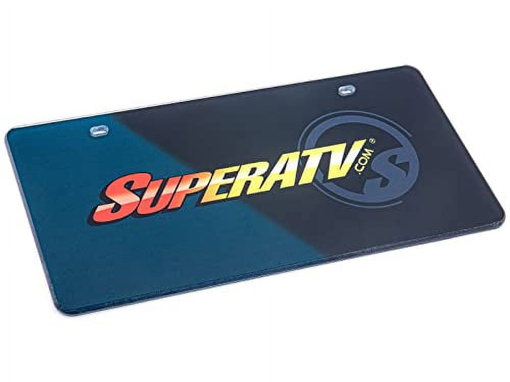 SuperATV Front Vanity Plate Designed for Cars, Trucks, or SUVs|Made ...