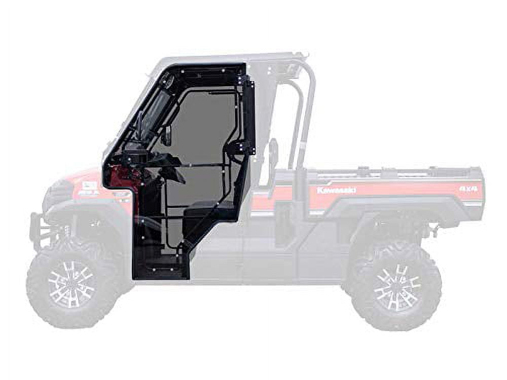SuperATV Full Cab Enclosure Doors for 2016+ Kawasaki Mule Pro FX ...