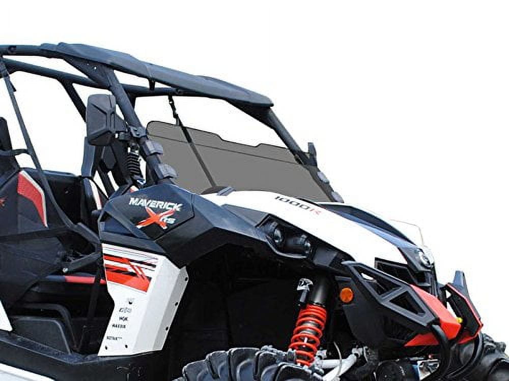 SuperATV HD Half UTV Windshield for Can|Am Maverick (See Fitment)|Snug ...