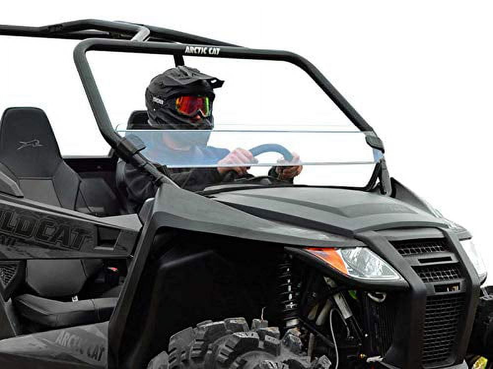 SuperATV Half UTV Windshield for 2015+ Arctic Cat Wildcat Trail Sport ...