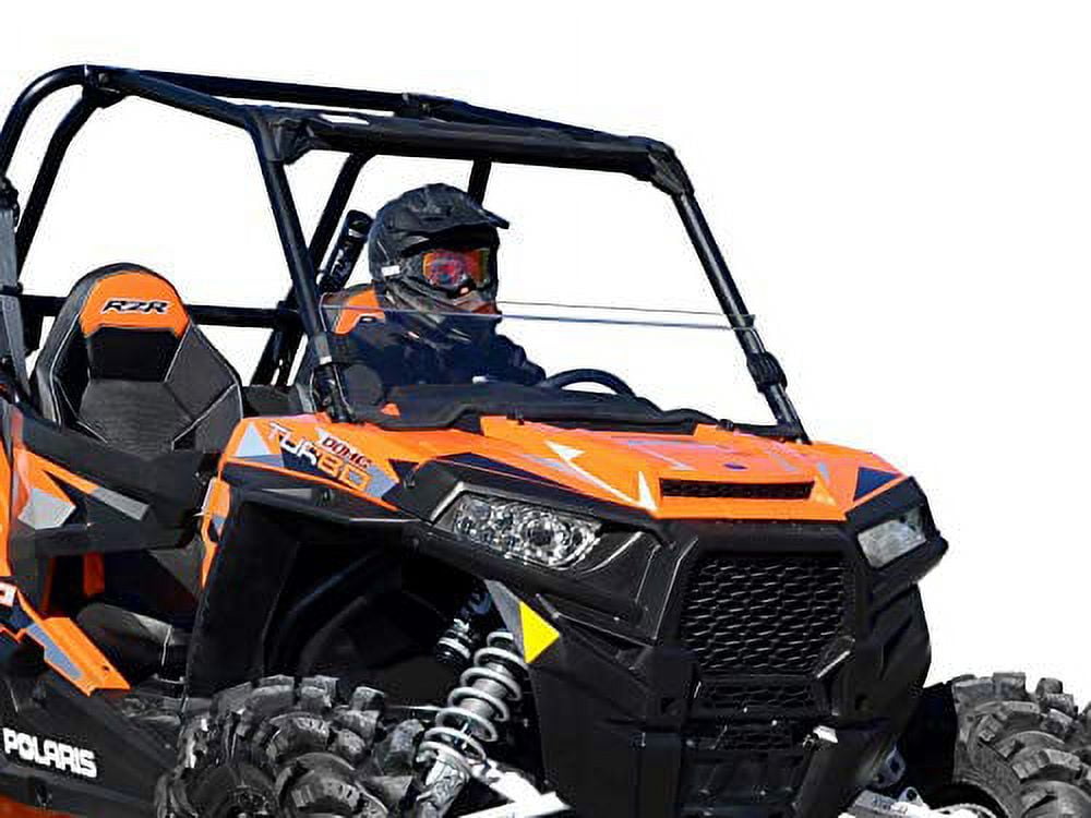 SuperATV Half UTV Windshield for 2016|2020 Polaris RZR S 1000 / S4 1000 ...