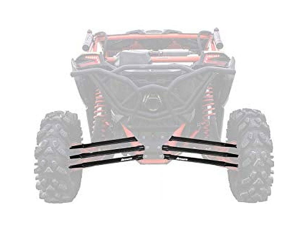 SuperATV Heavy Duty Boxed Rear Radius Arms/Rods for Can|Am Maverick X3 72" Turbo/X RC/X MR/X RS ...