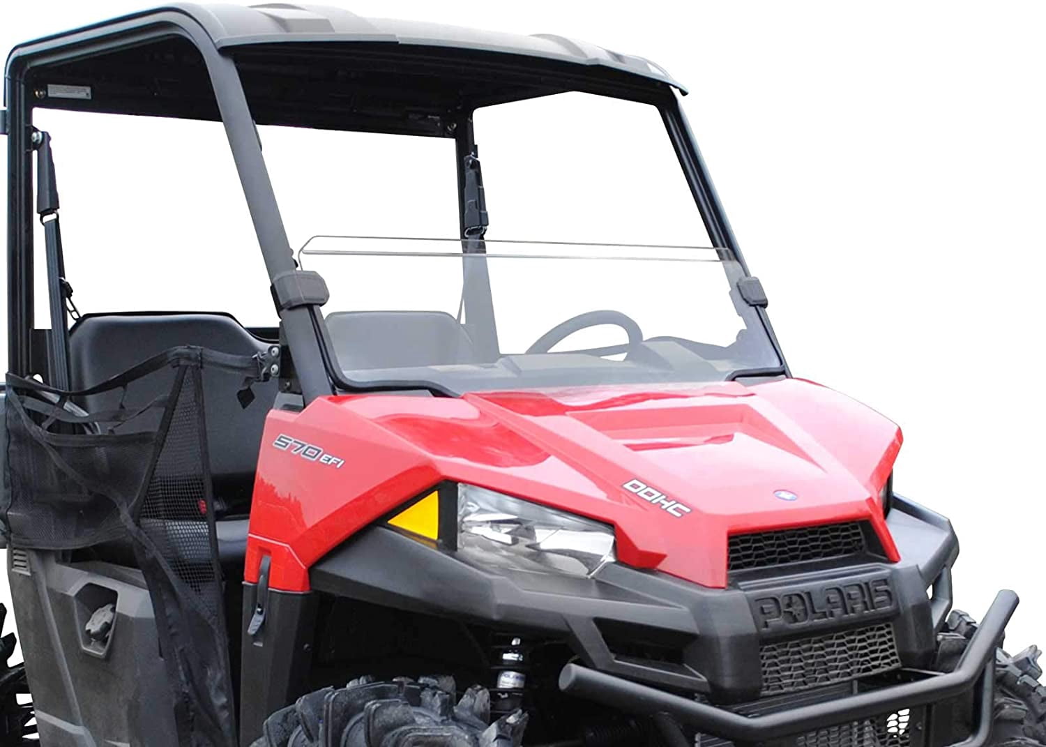 SuperATV Heavy-Duty Non-Scratch-Resistant Half Windshield for 2017 ...