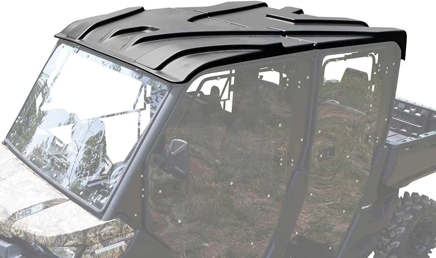 SuperATV Heavy Duty Plastic Roof for 2017+ Can-Am Defender MAX (see ...