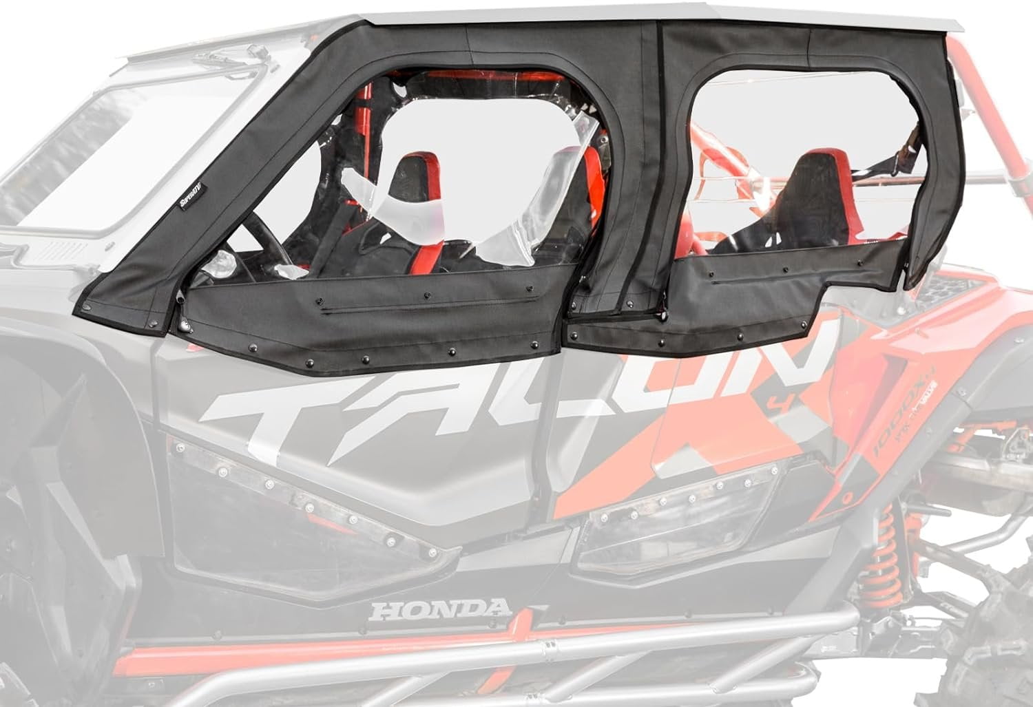 SuperATV Honda Talon 1000X-4 Primal Soft Cab Enclosure Upper Doors ...