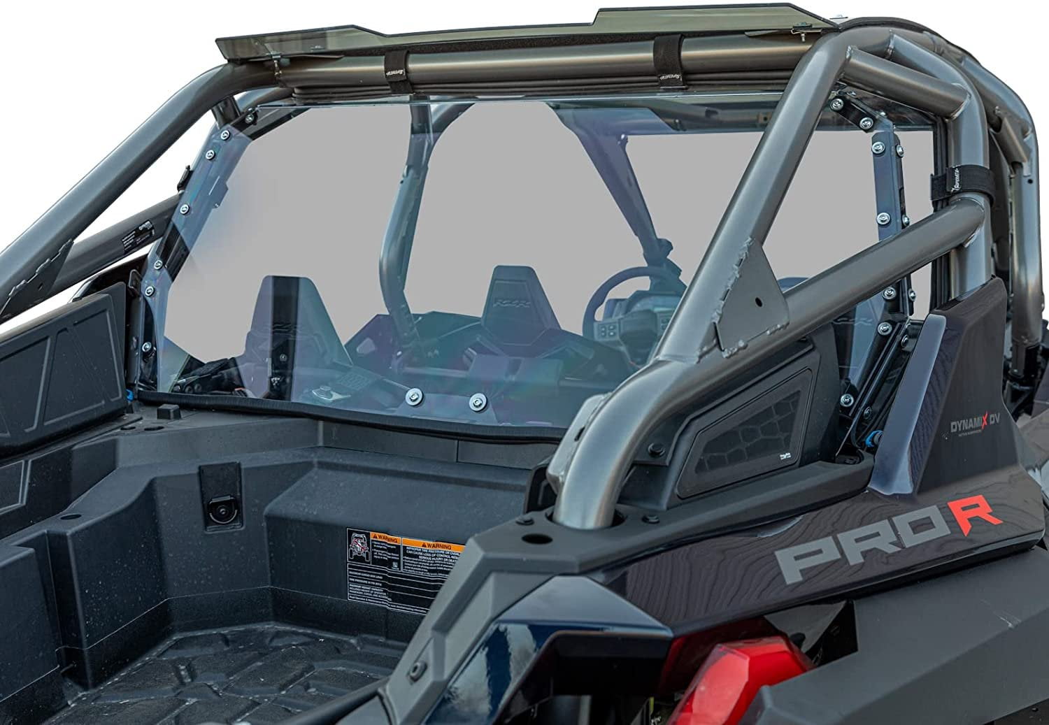SuperATV Light Tinted Rear Windshield for 2022+ Polaris RZR Pro R 4 1/4 ...