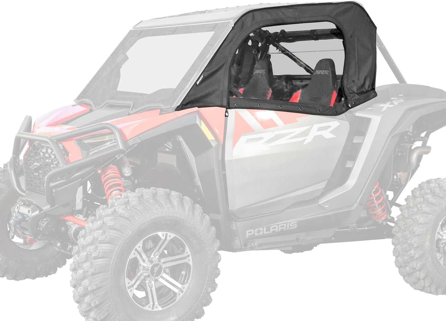 SuperATV Polaris RZR XP Primal Soft Cab Enclosure Upper Doors Includes ...