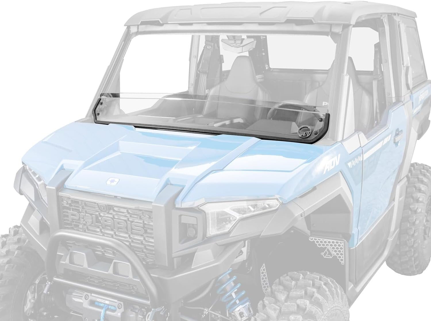 SuperATV Polaris Xpedition Half Windshield Streamlined Protection with ...