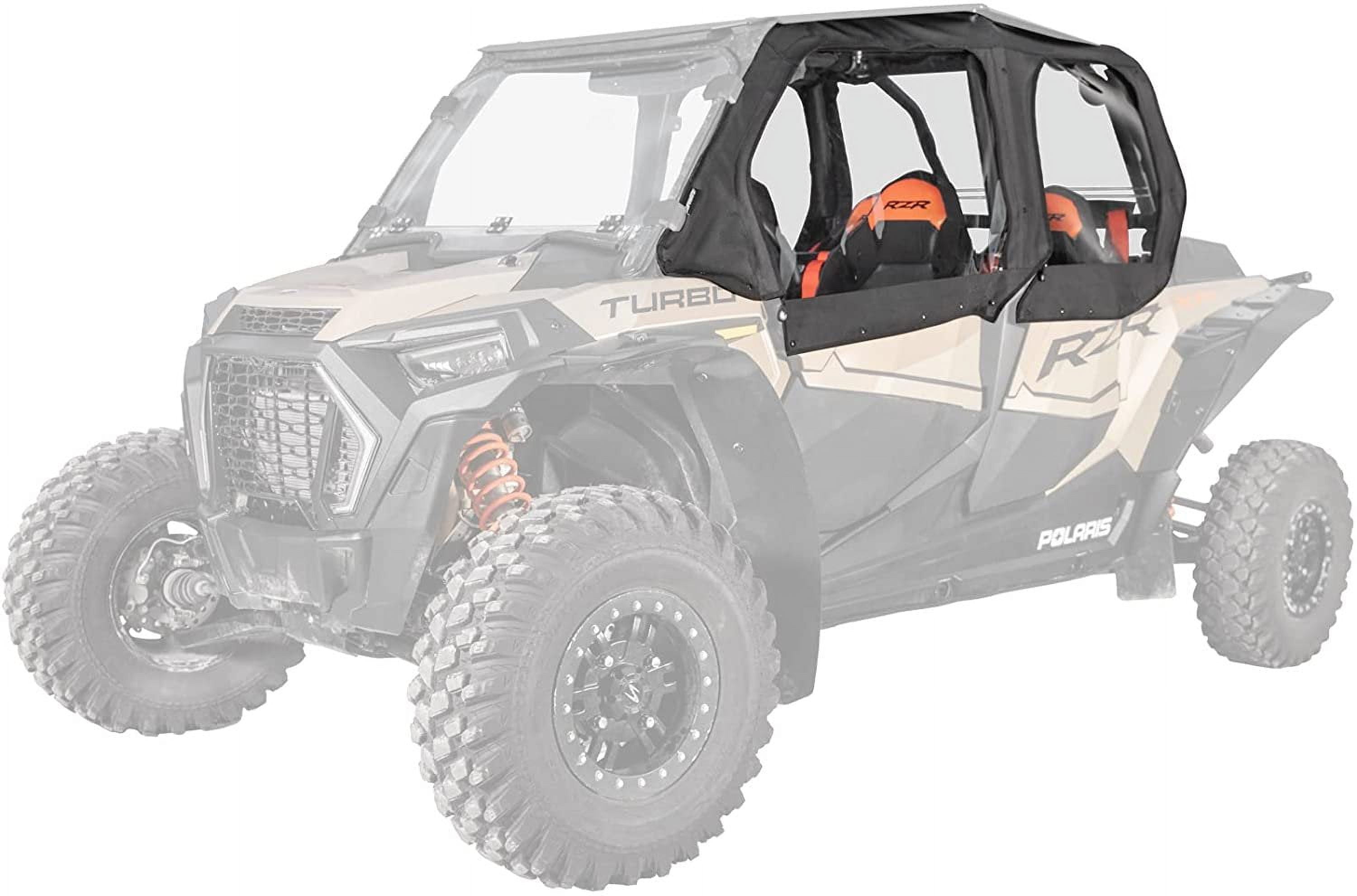 SuperATV Primal Soft Cab Enclosure Upper Doors for 2016+ Polaris RZR XP ...