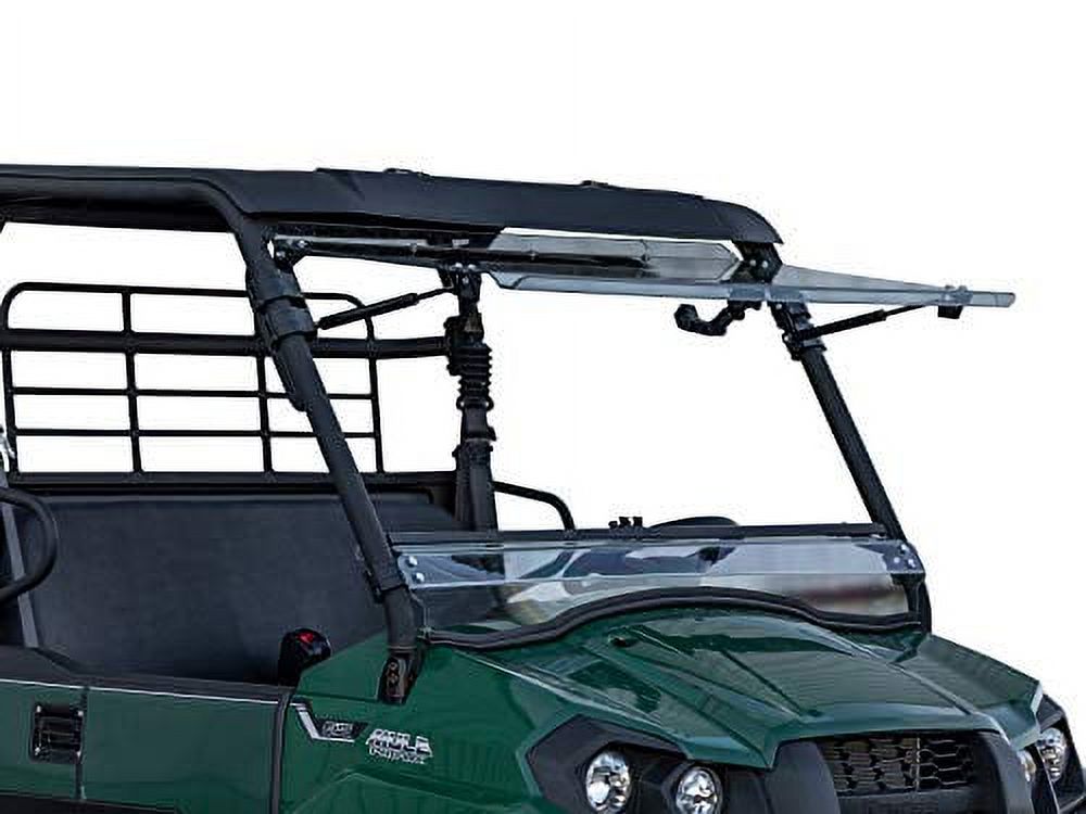 SuperATV Heavy-Duty Non-Scratch-Resistant Half Windshield for 2017 ...