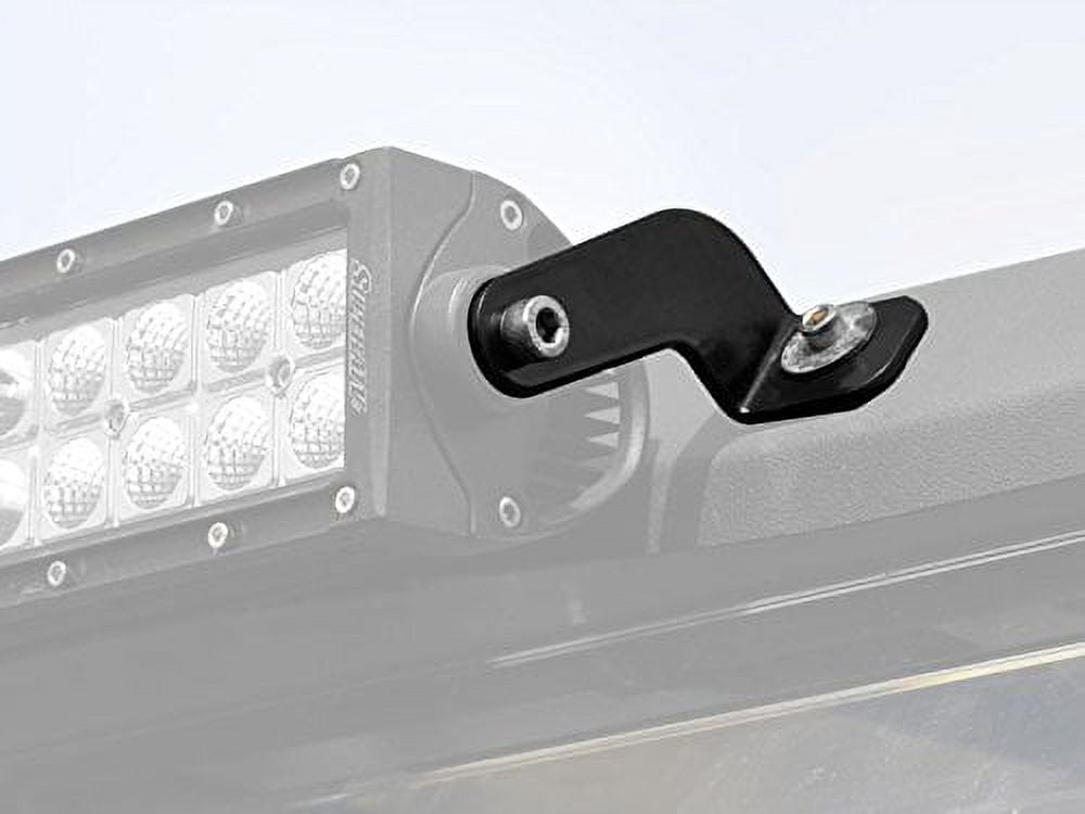 SuperATV Universal Light Bar Mounting Brackets for UTV|Durable Black ...