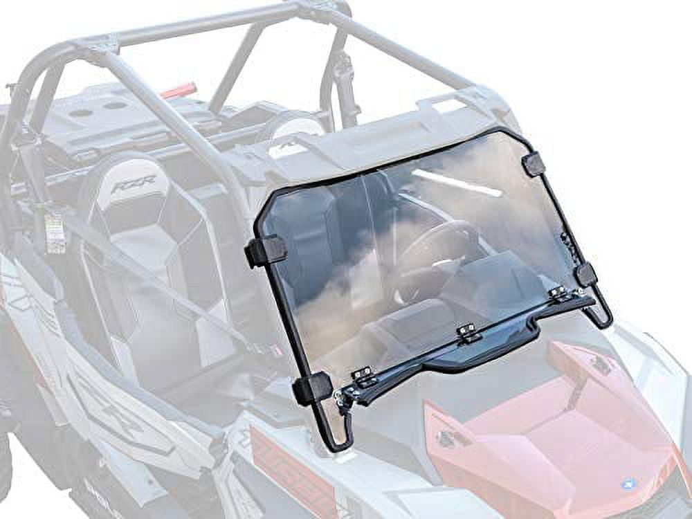 SuperATV Vented Full UTV Windshield for 2019+ Polaris RZR XP Turbo/4 ...
