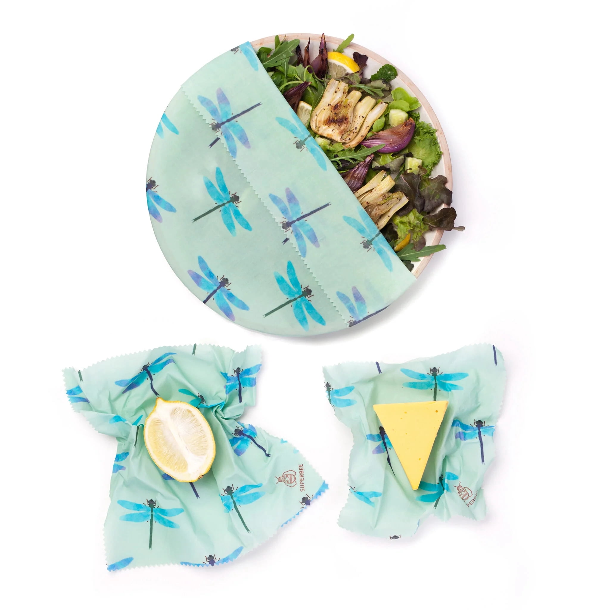 SuperBee Beeswax Wraps Beeginner Set of 3 sizes - Walmart.com