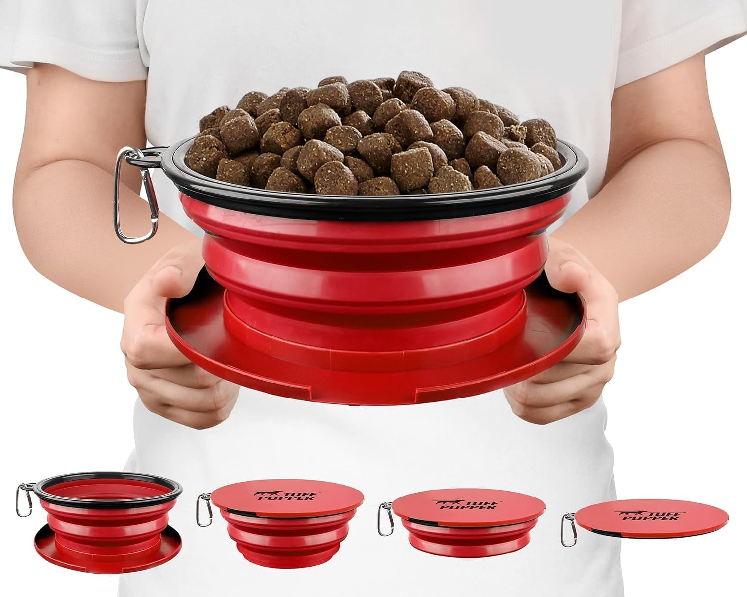 SuperBigSlurp Collapsible Bowls, Capacity, Portable, Safe, Odorless ...