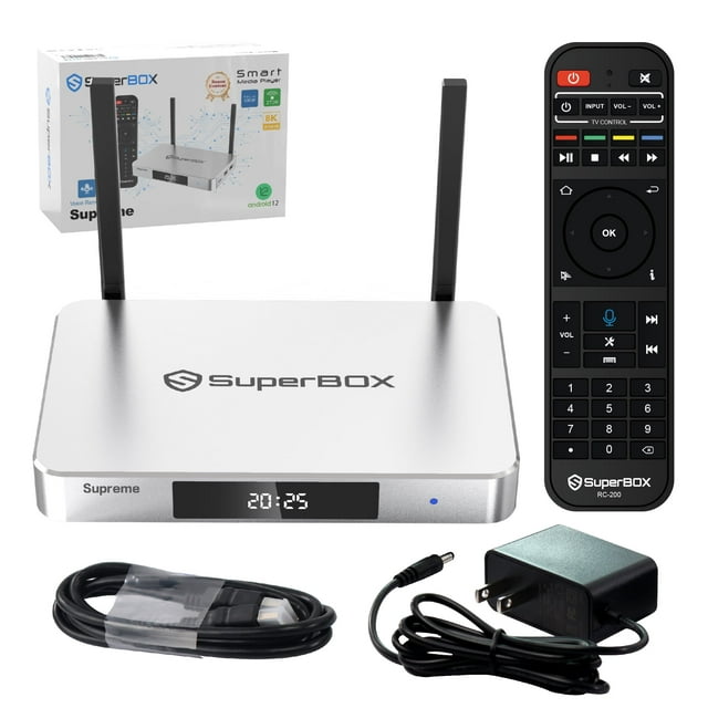 SuperBox 8K Supreme Premium Edition Bundle 2025 Newest Model Media Box ...