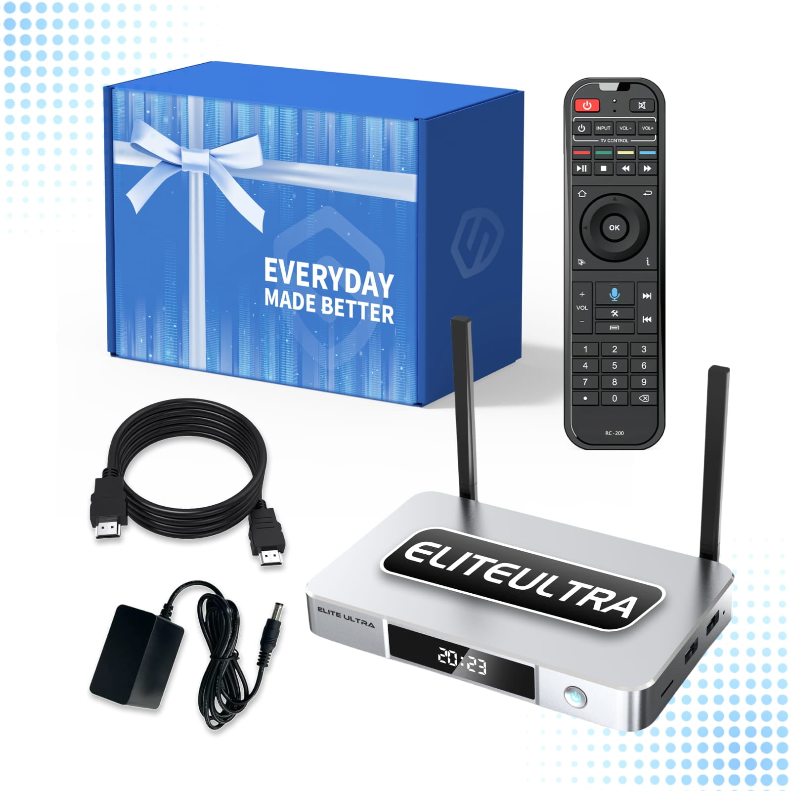 SuperBox EliteUltra Smart TV Device, Voice Remote Included, Compact ...
