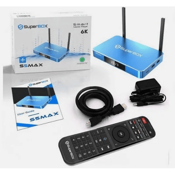 SuperBox S5 Max 2024 Version Smart TV Box - 6K Ultra HD with 4GB RAM ...