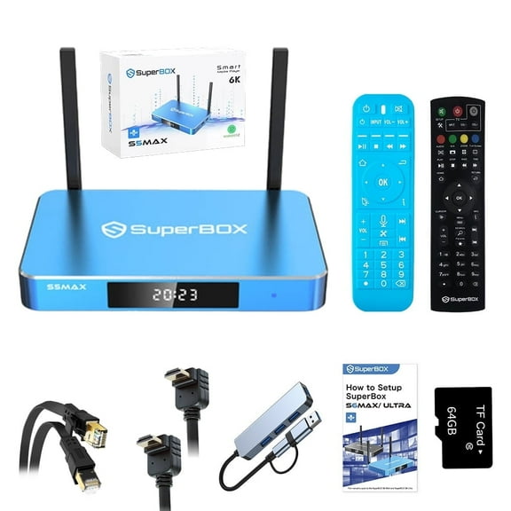 SuperBox S5 Max 2025 with Voice Remote – Smart TV Box, 4GB RAM+64GB ROM ...