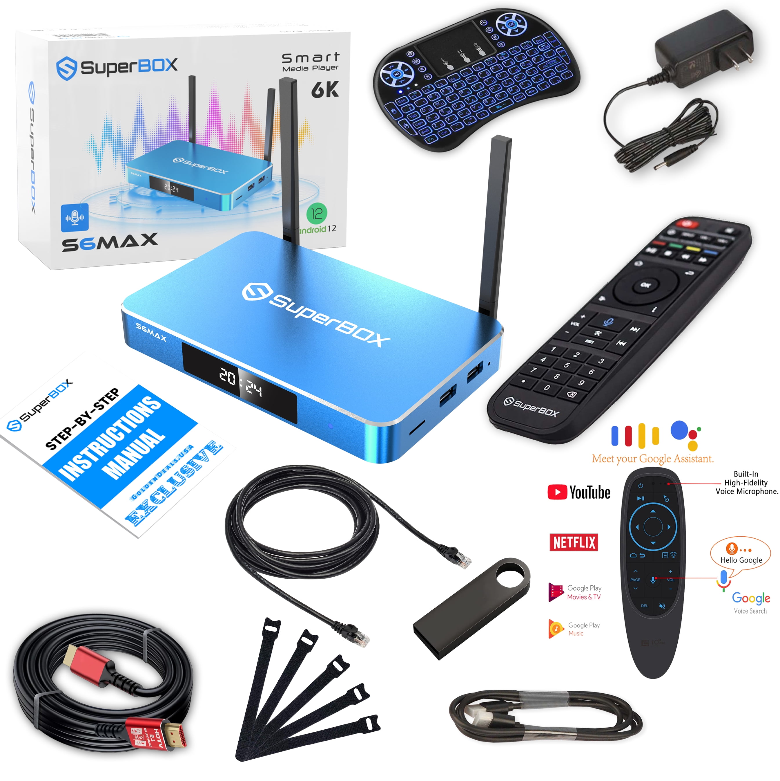 SuperBox S6 Max Fully Loaded Bundle Deal | 2025 Model | 1 Year Warranty ...