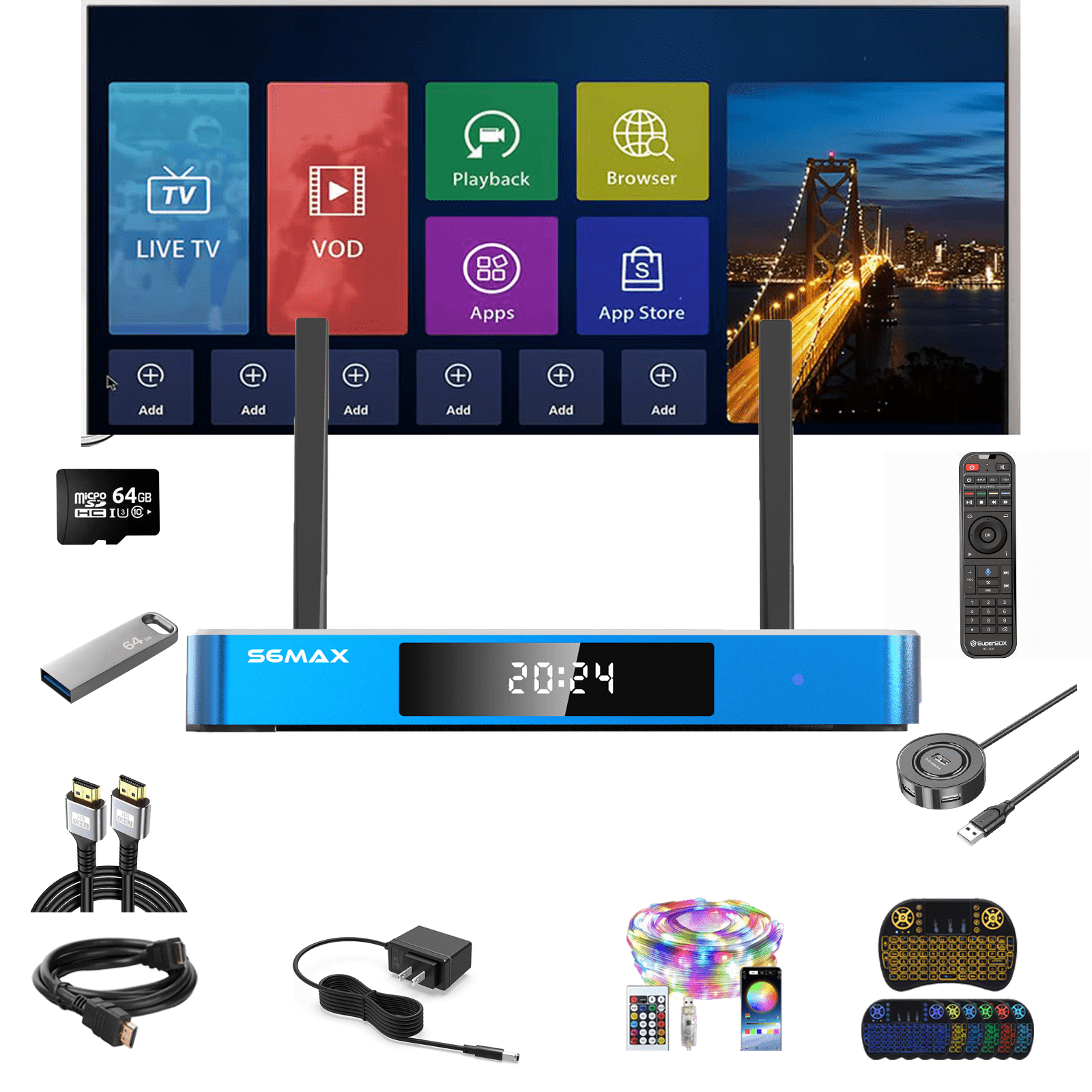 SuperBox S6 Max Premium Edition Bundle Deal | 2025 Model | Plug N' Play ...