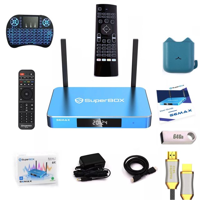 SuperBox S6 Max Premium Edition Bundle Deal | 2025 Model | Plug N' Play ...