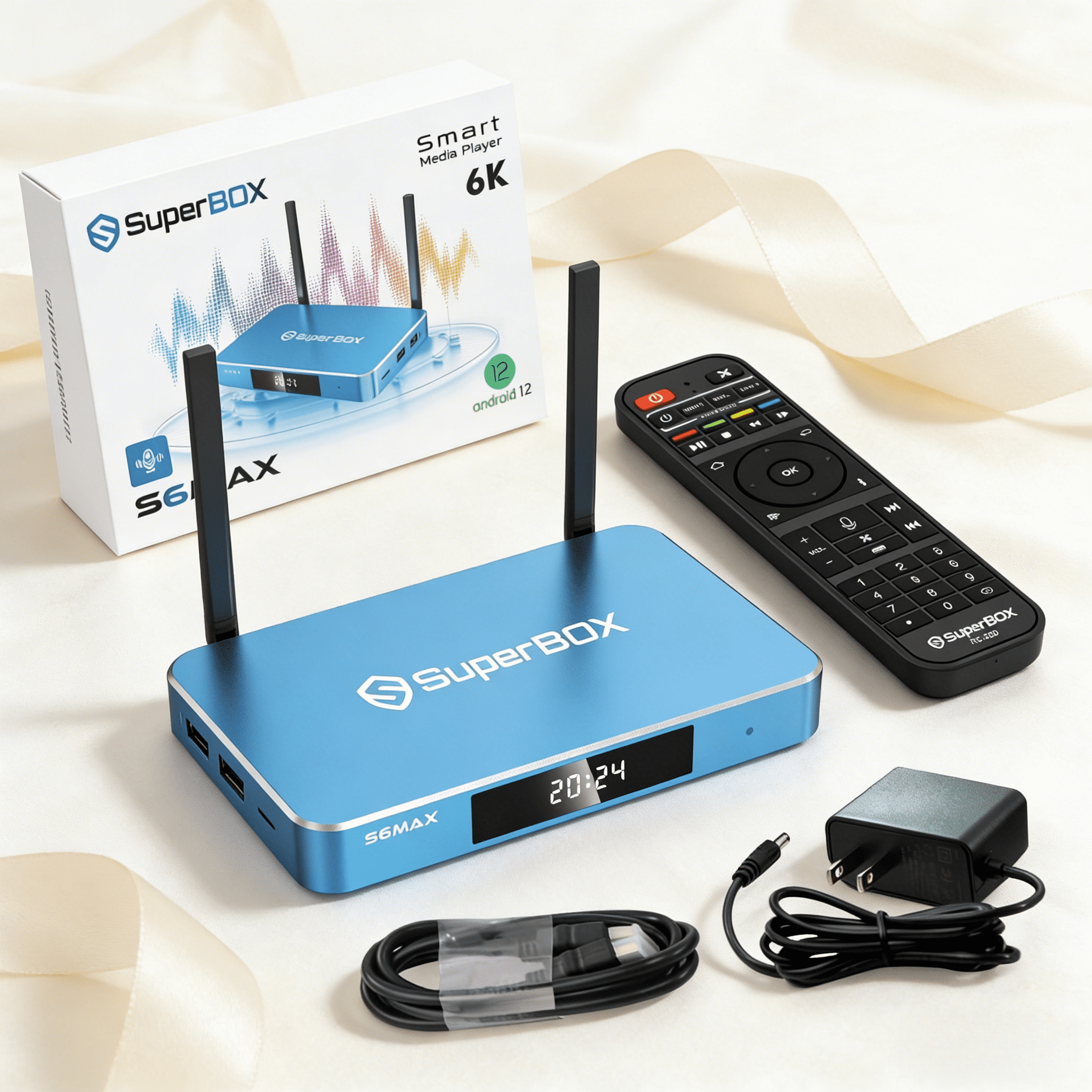 SuperBox S6 Max Premium Edition with Built-in Voice Control System ...