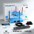 SuperBox S6 Max Smart TV Box (2025 Model) – 4GB RAM 64GB Storage, Voice ...