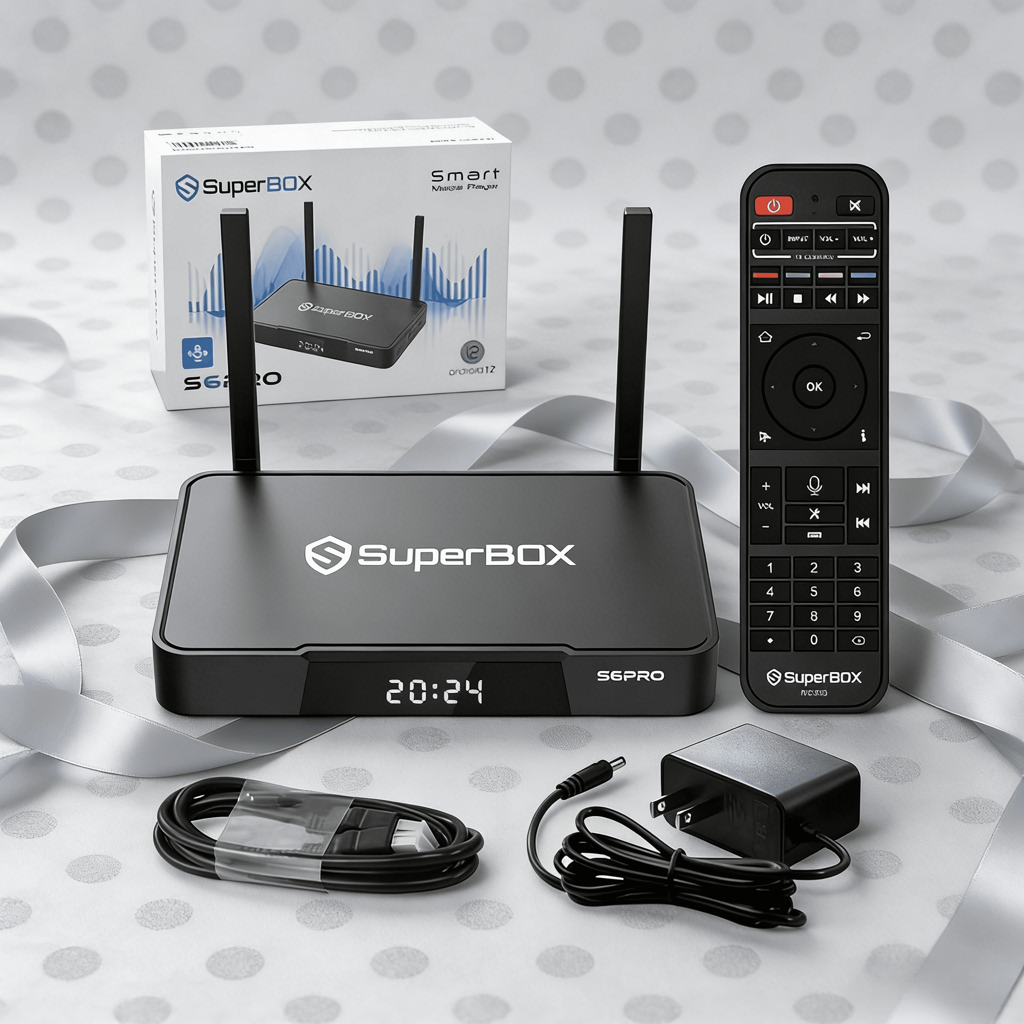 SuperBox S6 PRO Fully Loaded 4G+32G Powerful Smart Box Time Shift ...