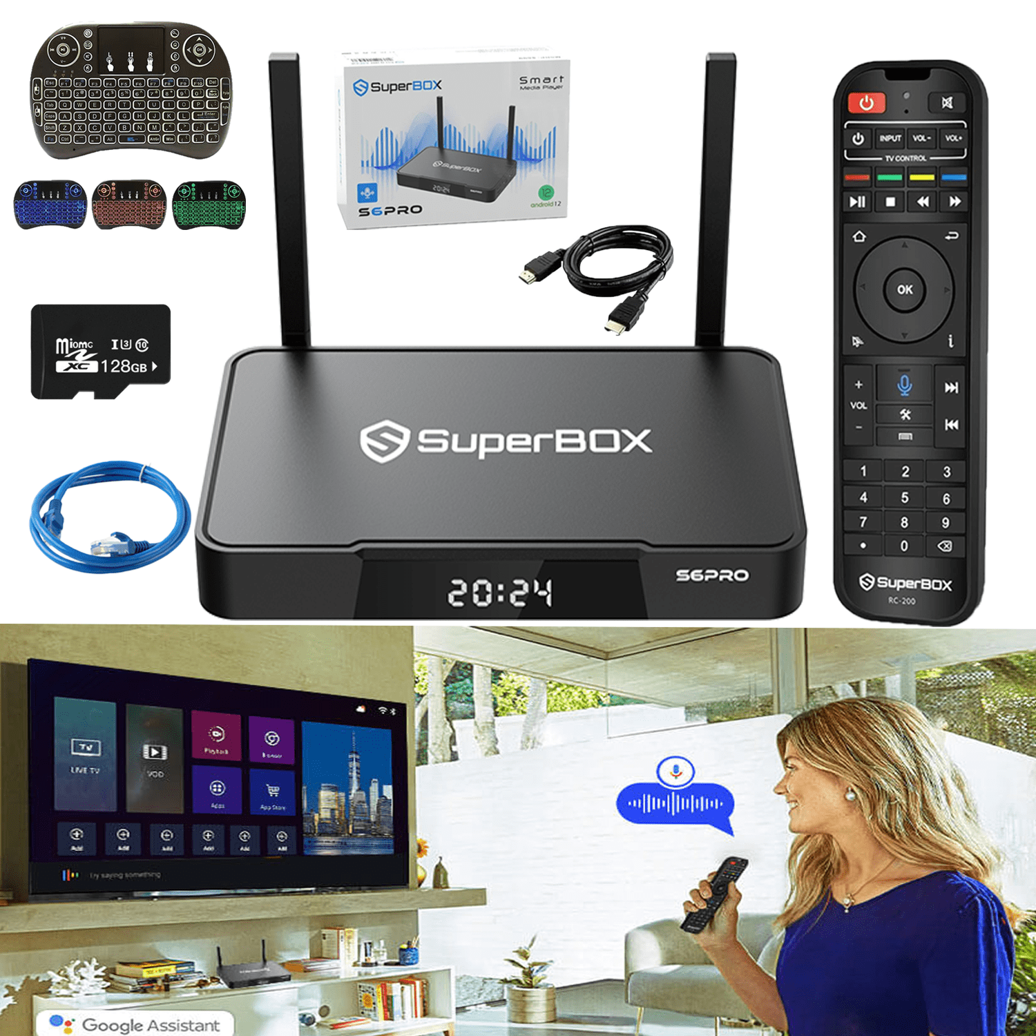 SuperBox S6 Pro Fully Loaded,Time Shift, Parental Control Time,Super ...