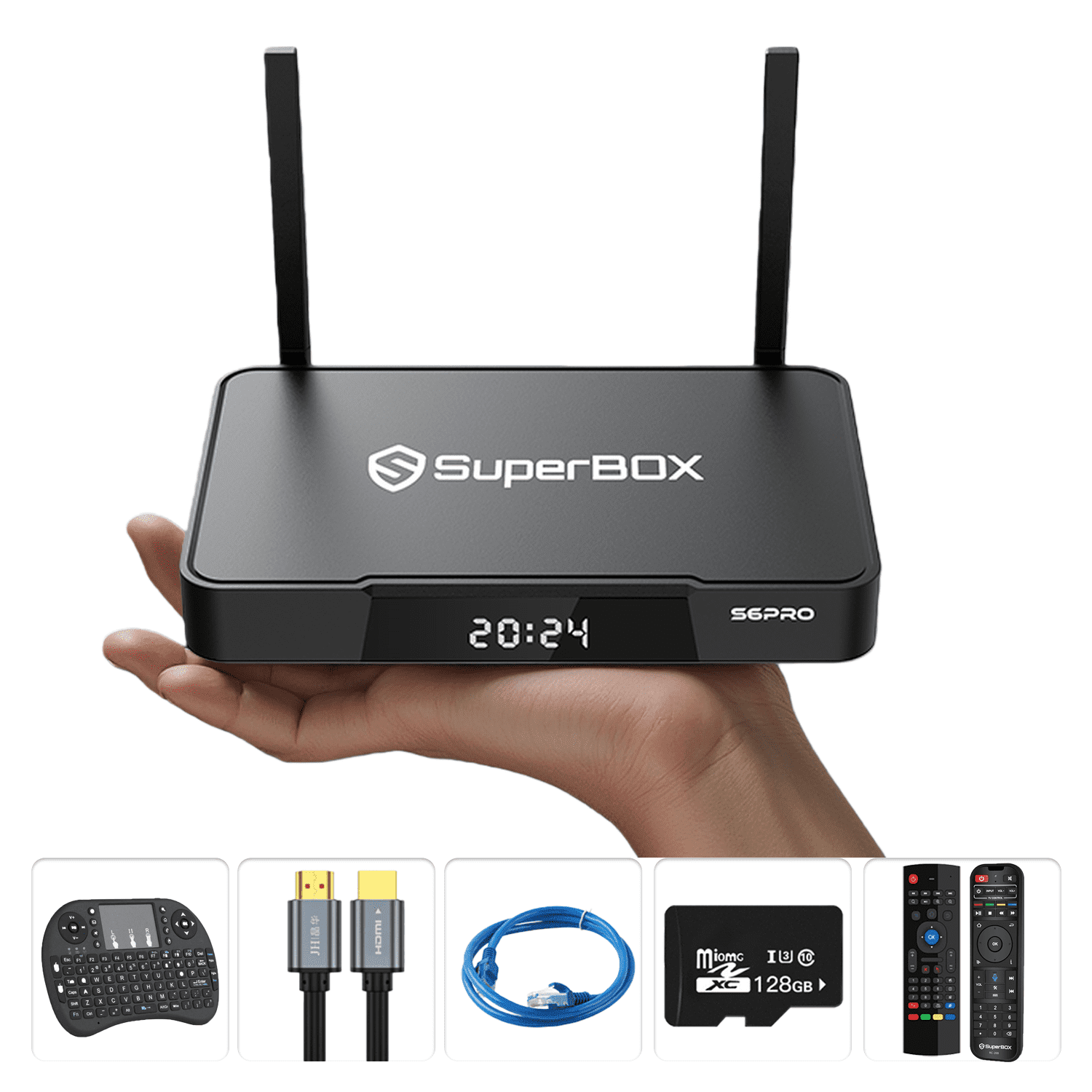 SuperBox S6 Pro Streaming Media Player, Latest 2025 Model with Voice ...