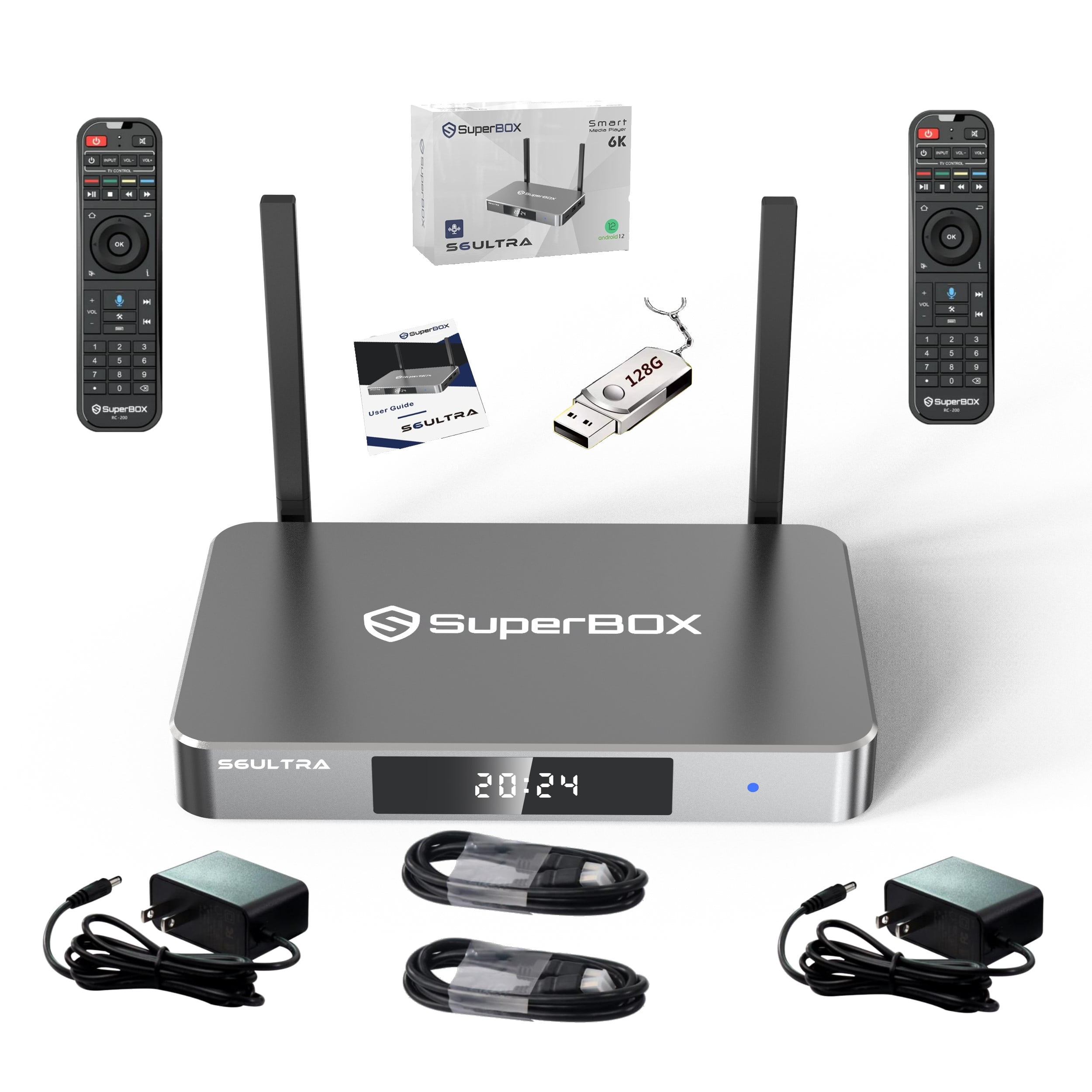 SuperBox S6 Ultra 2025 Newest Model Media Box,4G+128G,6K 8K HMDI,2T2R ...