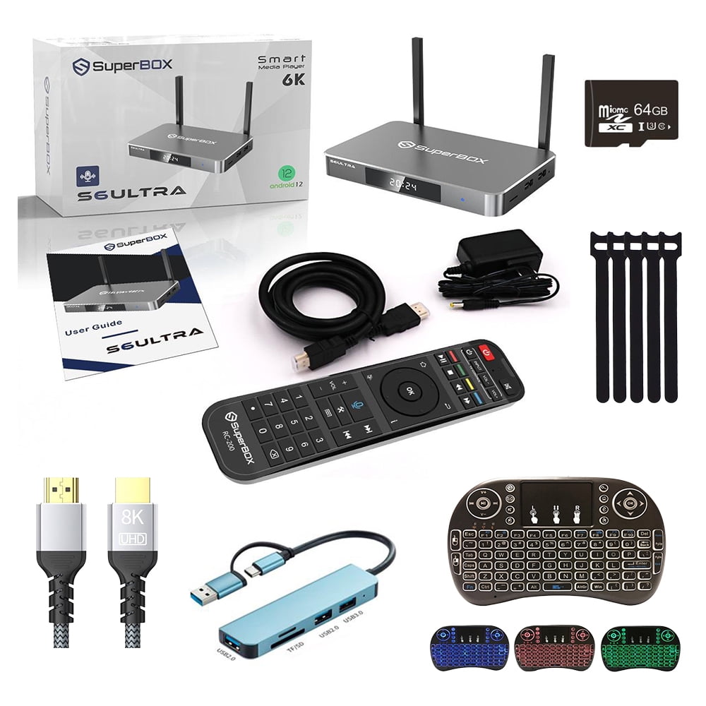 SuperBox S6 Ultra Premium Edition,2025,4G+128G ,6K,TV Box Remote ...