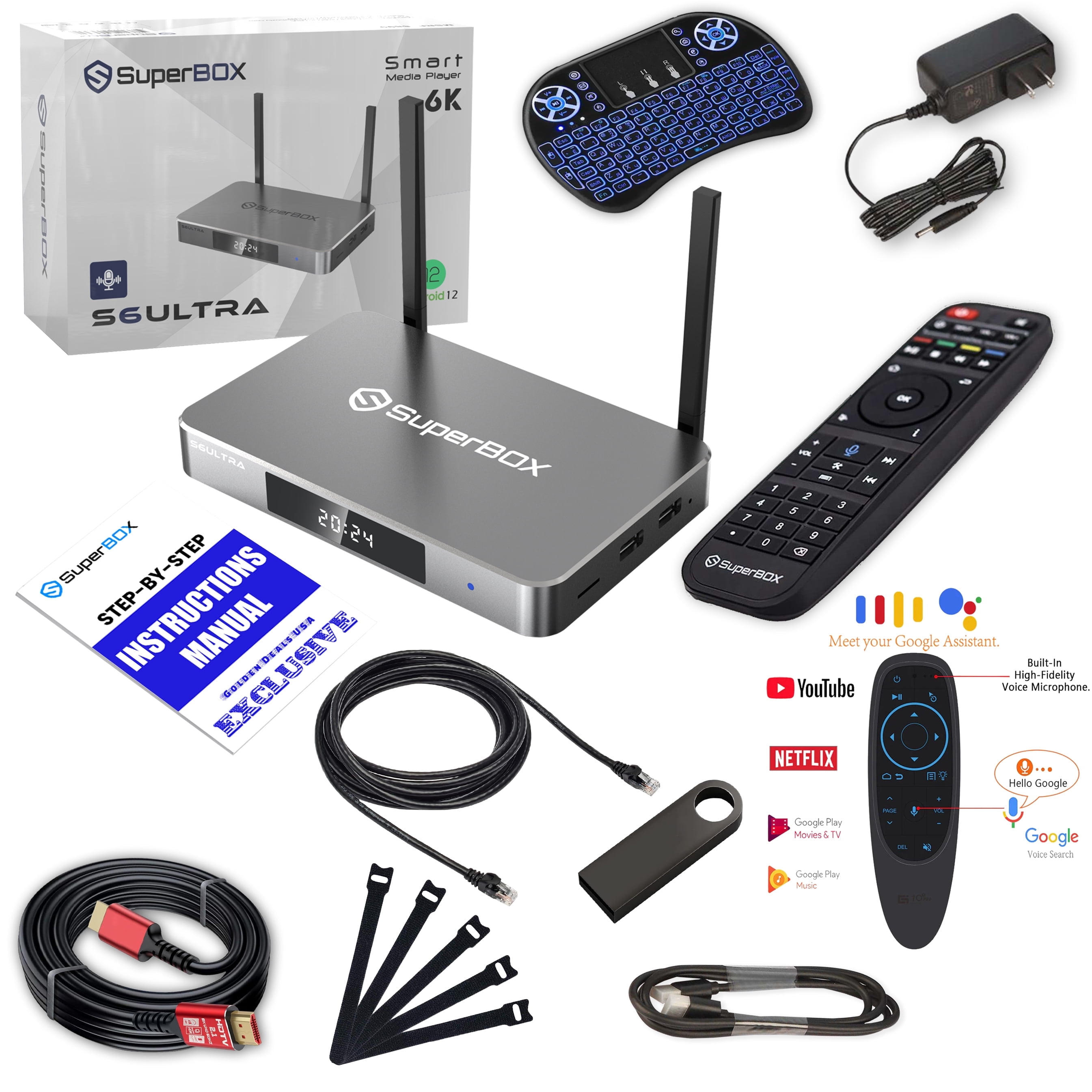 SuperBox S6 Ultra Premium Edition Bundle Deal | 2025 Model | Includes ...