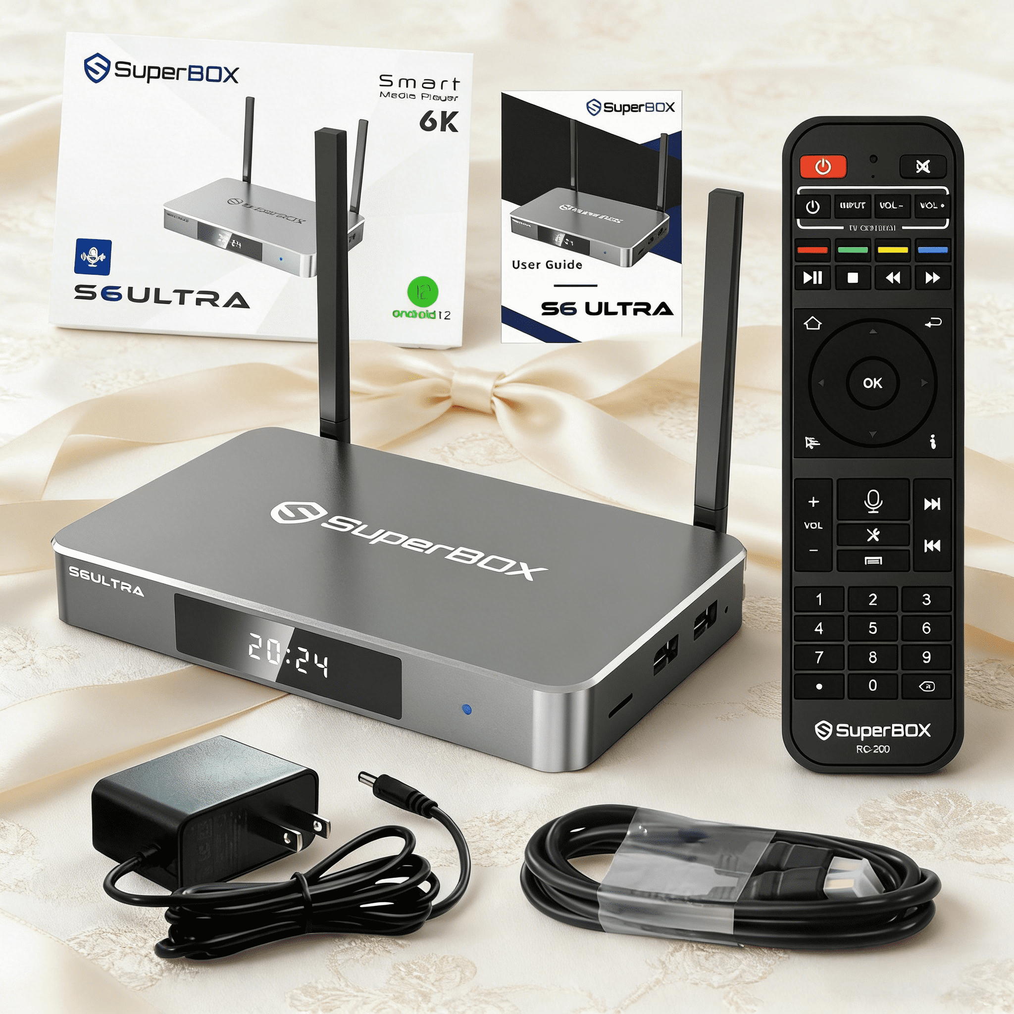 SuperBox S6 Ultra Smart TV Box 2025 Latest Fully Loaded Edition 4GB RAM ...