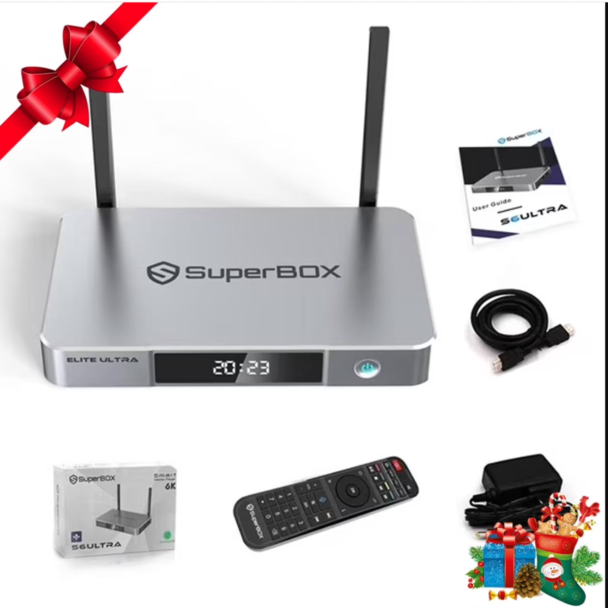 SuperBox S6 Ultra Stre-ming Med-a Player Premium with Built-in Voice ...