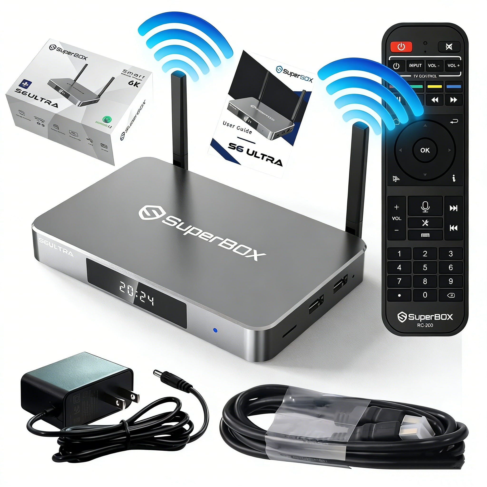 SuperBox S6ULTRA 2025 Fully Loaded with 8 Hours Time Shift | 4GB RAM ...