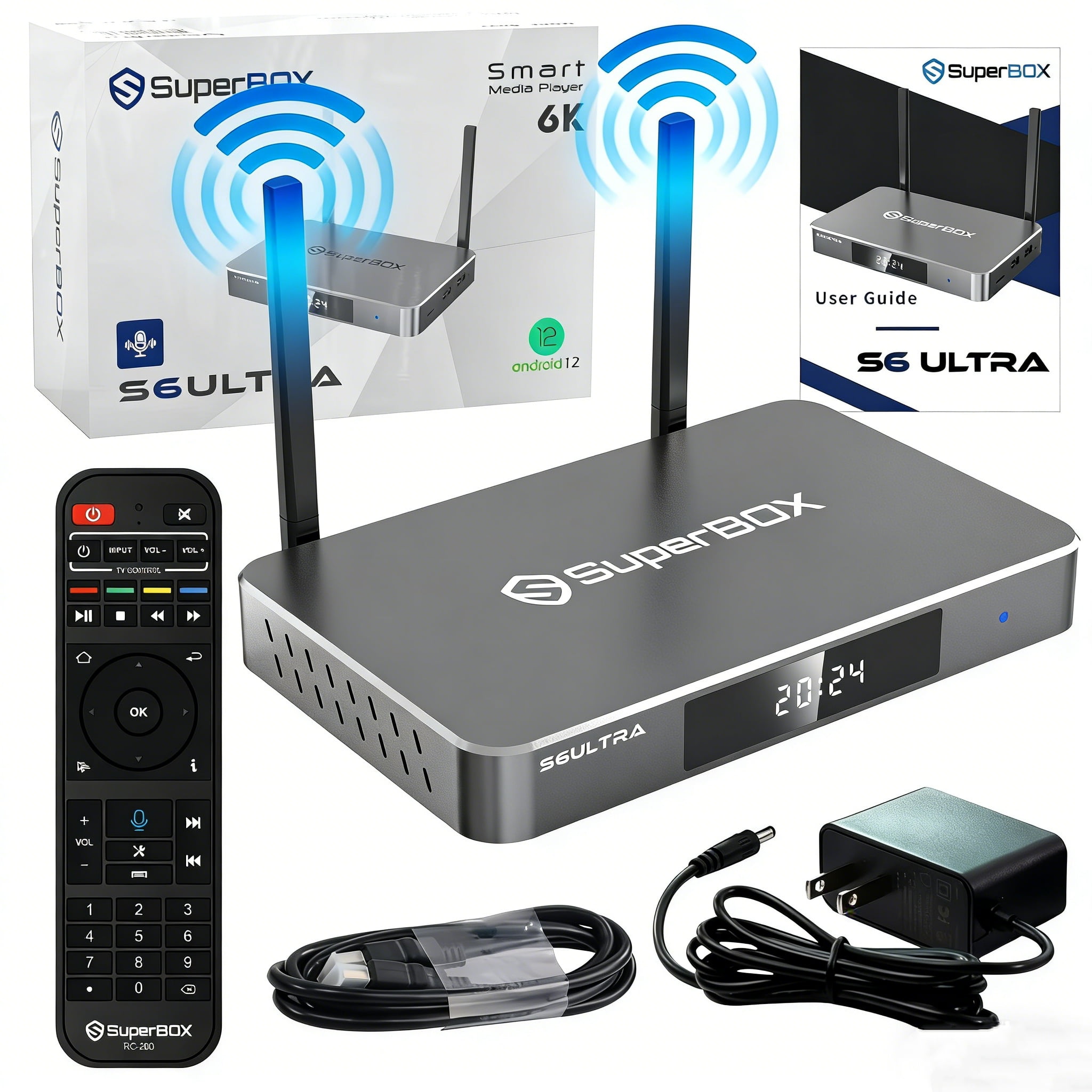 SuperBox S6ULTRA 4K Smart TV Box, 2024 Upgraded Version of SuperBox ...