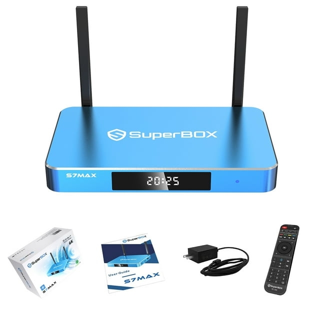 SuperBox S7 MAX Fully Loaded,2025 Newest Pack, 4GB RAM+64GB ROM ...