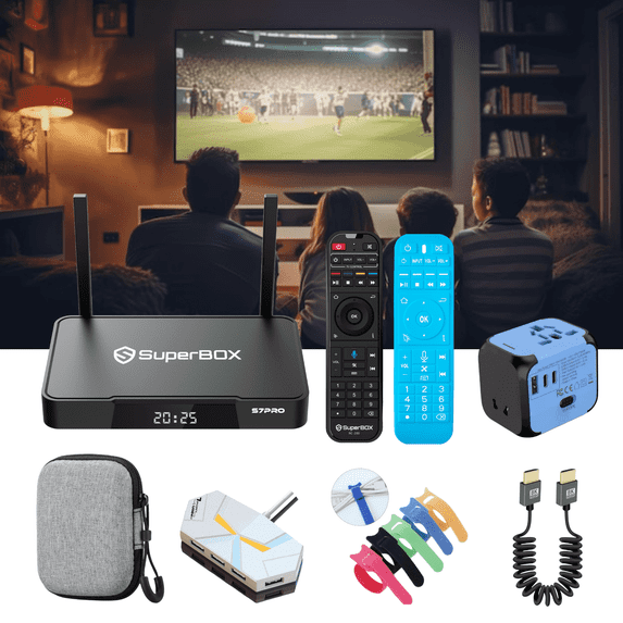 SuperBox S7 Pro TV Box with Latest Android System Black - Walmart.com