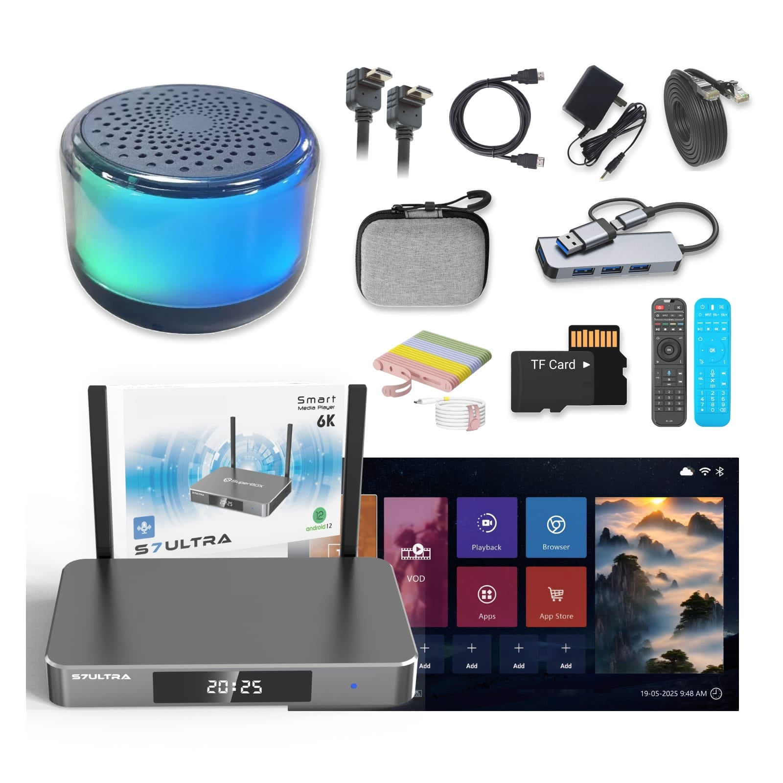 SuperBox S7 ULTRA Android Home Device, 4GB DDR RAM, Gigabit Ethernet ...
