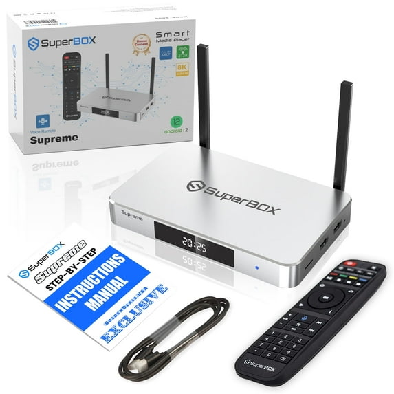SuperBox Supreme with Premium Edition Apps | 2025 Model | Timeshift ...