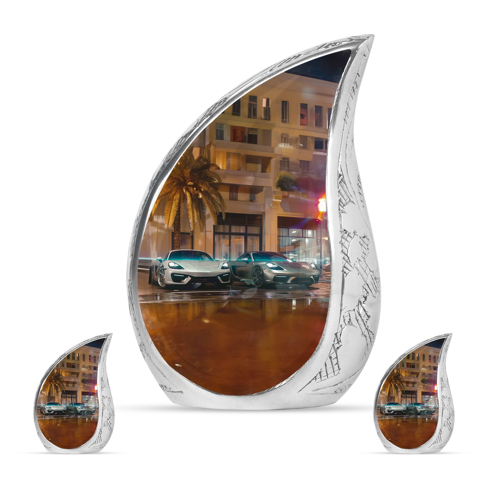 SuperCar In City Small mini urn for human ashes adult female - large ...