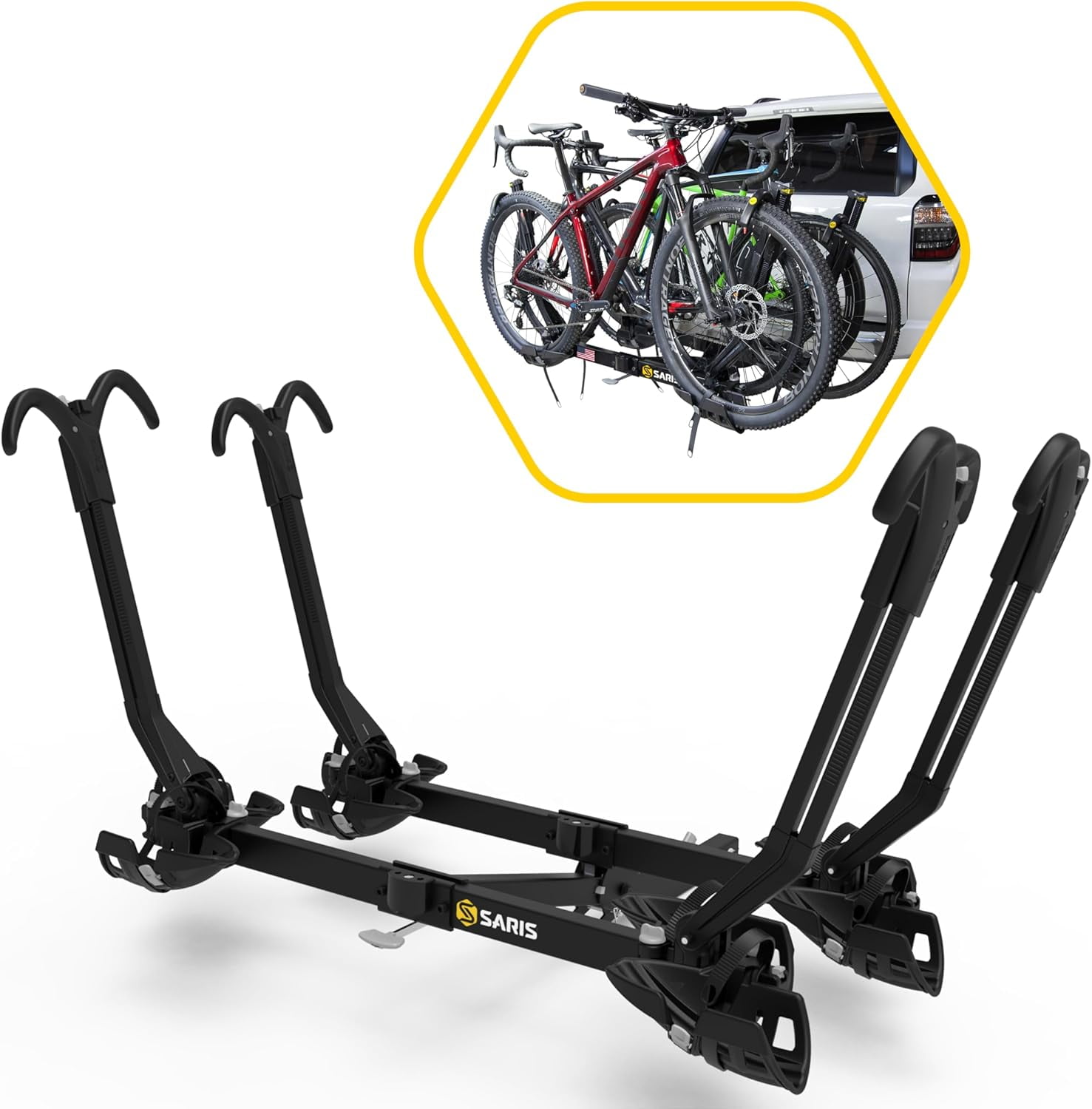 SuperClamp G3 Platform Hitch Bike Rack - Lightweight, Durable ...