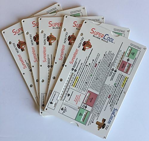 SuperCool HVAC Slide Rule 5 Pack - Engineering/Scientific Calculator ...