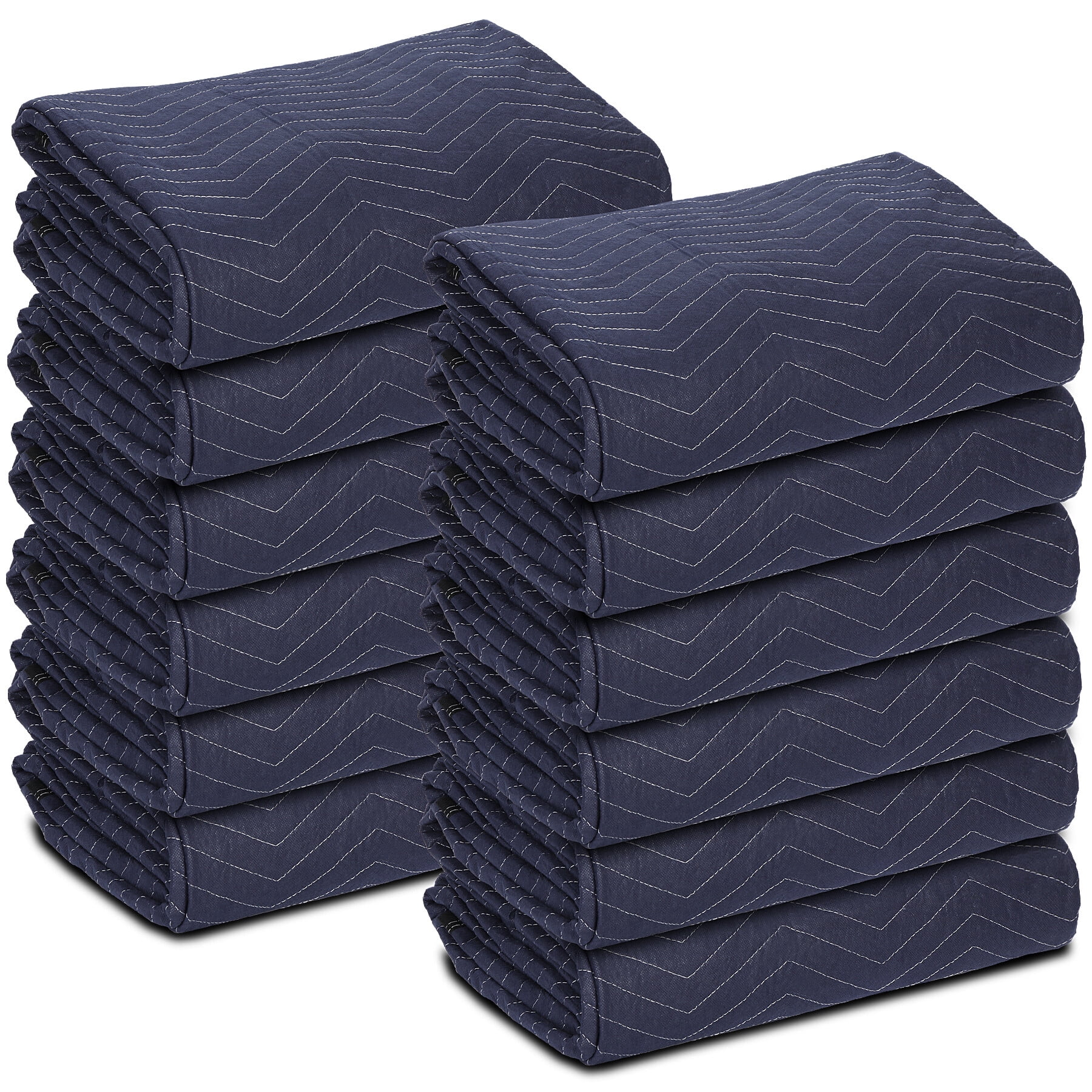 "SuperDeal Heavy-Duty 12pcs Moving Blankets 35lb 80"" x 72"" for Movers ...