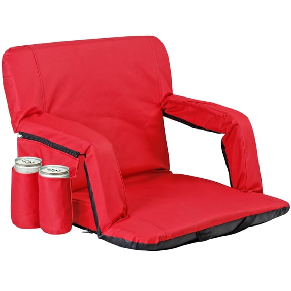 SuperDeal Ergonomic Stadium Seat Foldable Bleacher Chair Lightweight ...